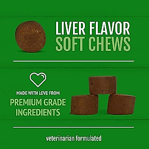 PetNC Natural Care Liver Flavor,Cheese Pre & Probiotic Soft Chews for Dog 120 ct (Pack of 1)