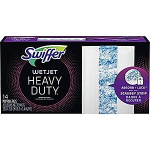 Swiffer Wetjet Pads with The Power of Mr. Clean Magic Eraser, 14 Count