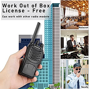 BaoFeng BF-88A Long Range BaoFeng Walkie Talkies for Adults with 12pcs 1500mah Batteries License Free 2 Way Radio Upgrade Version of BaoFeng BF-888S Two Way Radio(6 Pack)