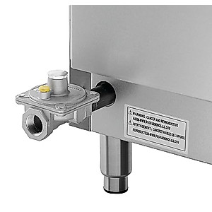 Kratos 29Y-006 48" Wide Commercial Gas Countertop Griddle with Manual Controls, 4 Burners, 120,000 BTU