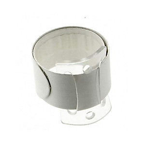 Floristrywarehouse Snap/Wrap Wristlet Corsage Bracelet Ivory 1 Inch Wide x 2