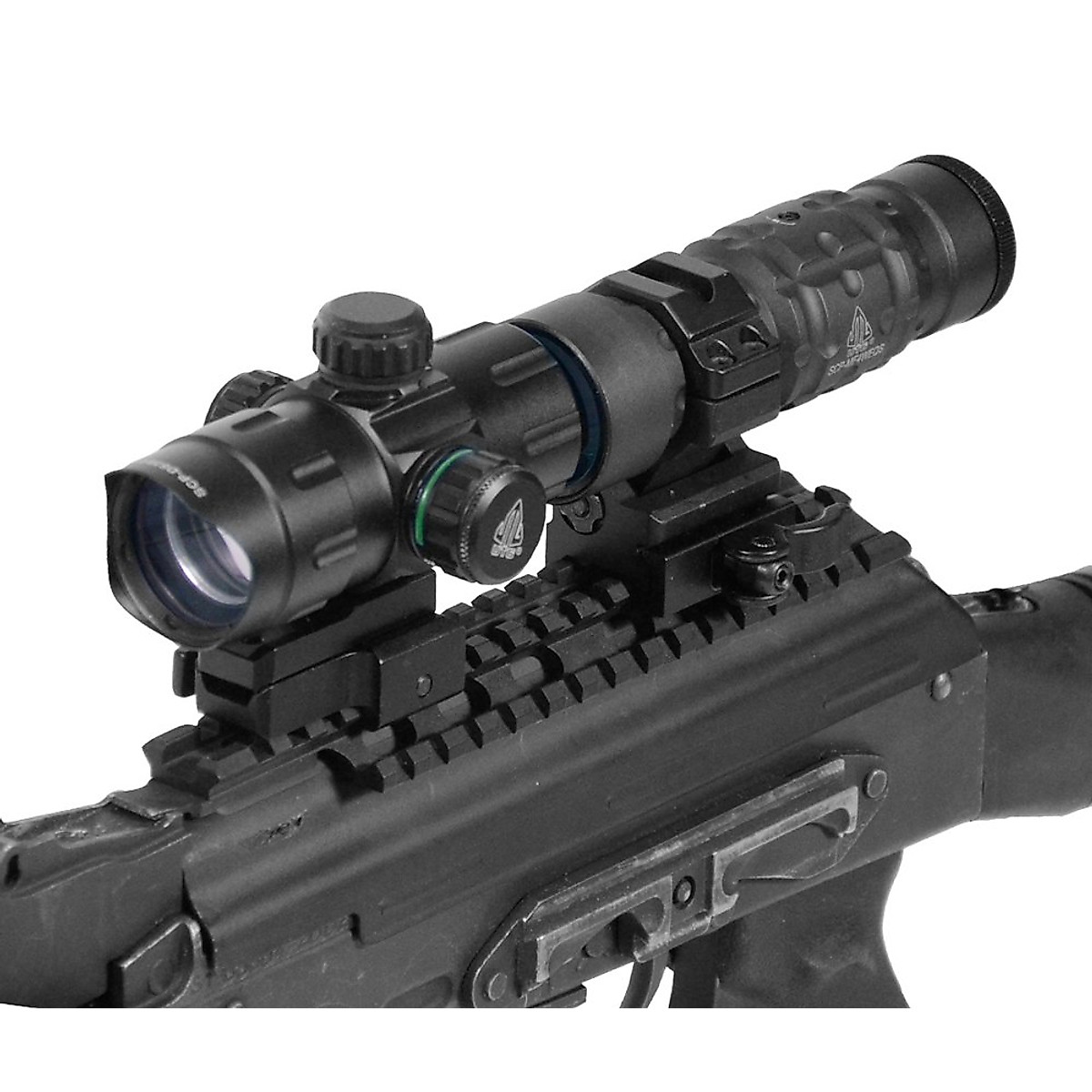 UTG 4.2" ITA Red/Green CQB Dot with QD Mount, Riser Adaptor