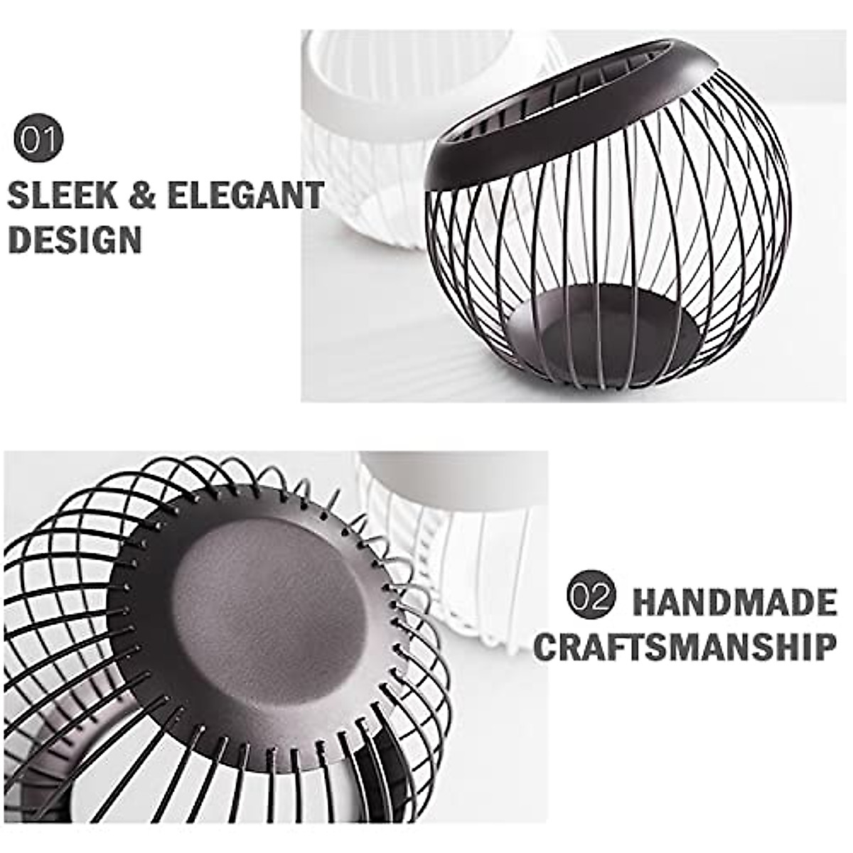 Coffee Pod Holder, Large Capacity K Cup Holder and Espresso Pod Holder, Coffee Pod Organizer for Keurig Kcup Storage and Espresso Capsule Holder, Coffee Pod Storage (Brown)