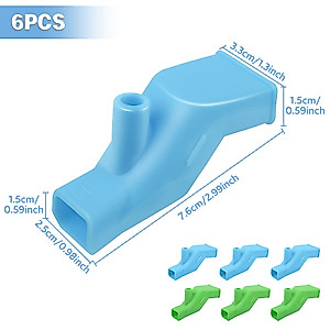 6Pcs Silicone Faucet Extender for Kids,Faucet Connector Kitchen Water Tap Extension,Portable Kitchen Sink Faucet Attachment,Baby Bath Tub Faucet Cover Bathroom Accessories