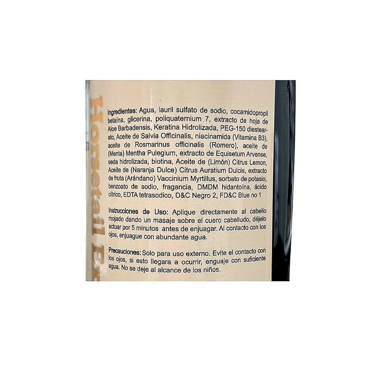 Black Stallion Premium Horsetail Shampoo * New & Improved Formula *Black Stallion Premium Horsetail Shampoo1Lt 50% biotine Shampoo COLA DE CABALLO 1Lt
