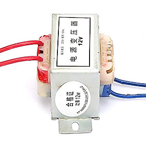 EI Power Transformer Stable Single Power Transformer Vacuum Impregnated Insulation Varnish Nylon Core for Electronic