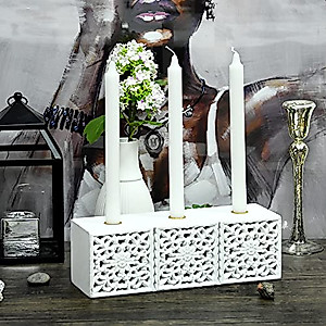 Zest Candle 12-Piece Taper Candles, 10-Inch, White Straight