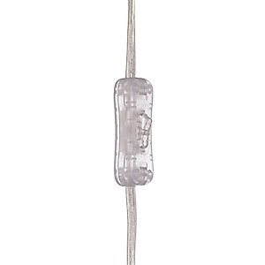 Globe Electric 65142 1-Light Cylindrical Plug-in Pendant, Polished Chrome Finish, Caged Crystal Shade, Clear 15ft Cord, in-Line On/Off Rocker Switch, E26 Base Socket, Ceiling Hanging Light Fixture