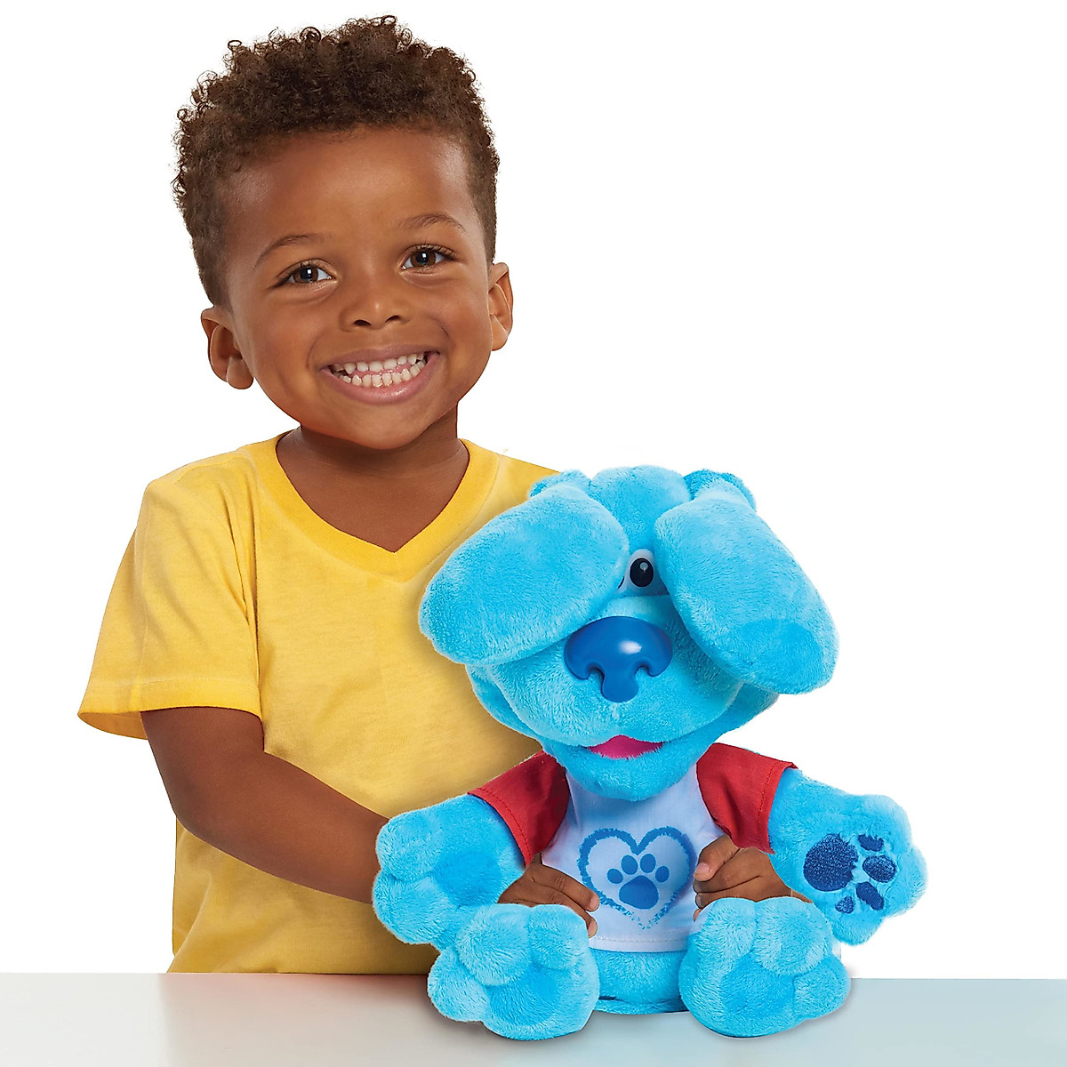 Blue’s Clues & You! Blowing Kisses Blue Feature Plush Stuffed Animal with Sounds and Movement, Dog