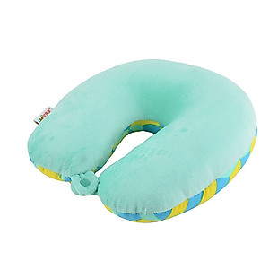 Bookishbunny U Shaped Micro Beads Microbead Neck Head Support Travel Pillow, 12"x12"x4" (Giraffe)