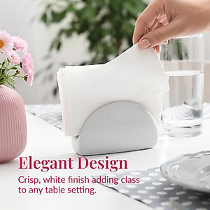 50 Linen Feel Disposable Bathroom Napkins - White | Disposable Guest Towels | Wedding Napkins | Paper Napkins | Disposable Paper Hand Towels for Guest Bathroom, Parties, Weddings, Dinners Or Events