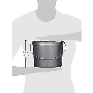 Encore Plastics 01605 Promotional Pail, 5 Quart, Silver