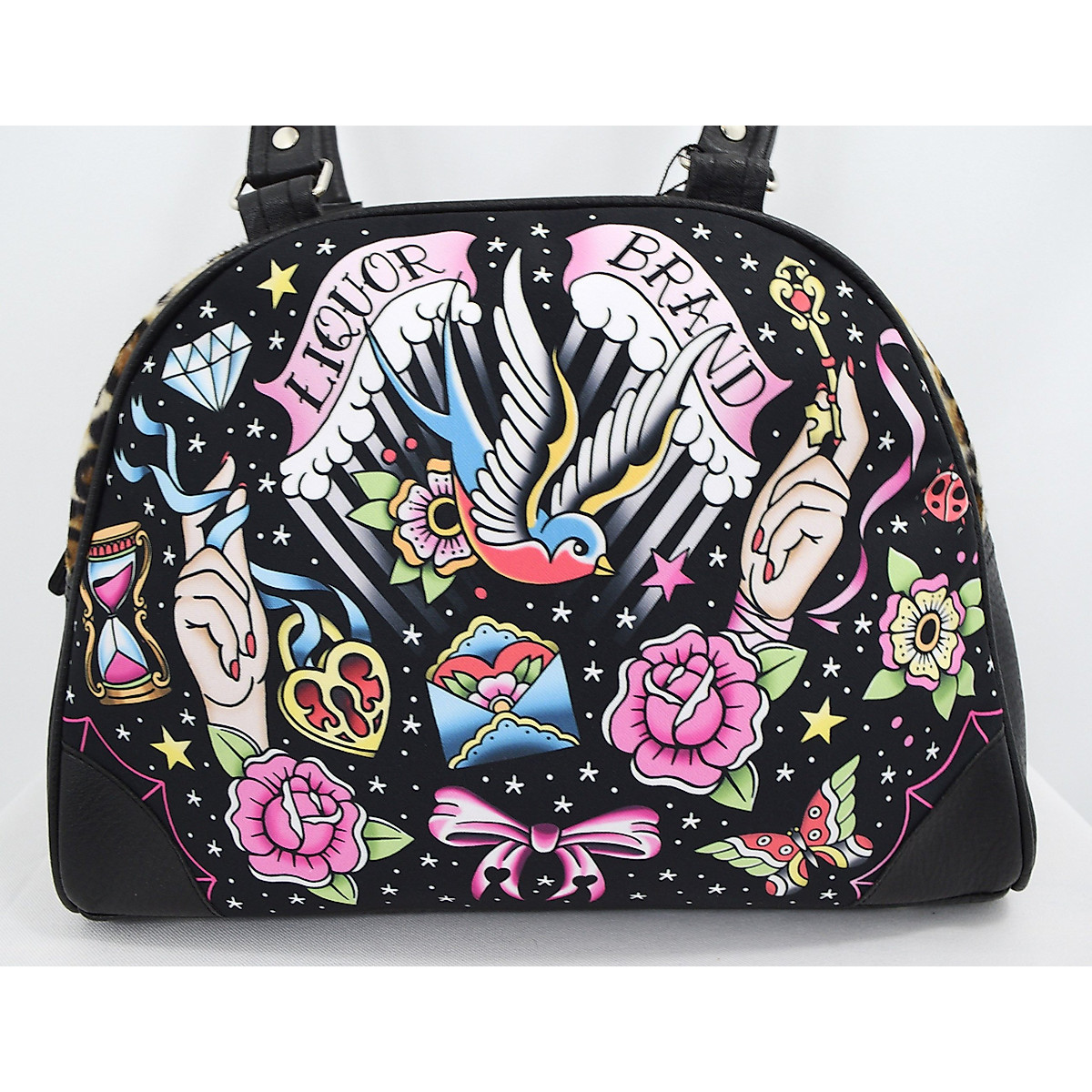 Liquor Brand True Love Flash Tattoo Sparrow Tattoo Art Bowling Bag
