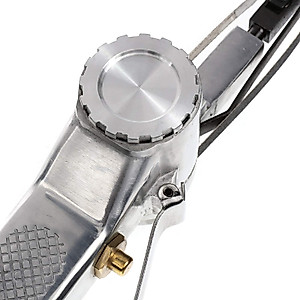 BEAMNOVA Mini Air Belt Sander for Woodworking Metal Working 3/8 Inch Handheld Angle Grinder Industrial Pneumatic Tool with 3 Belts 60/80/100 Grit