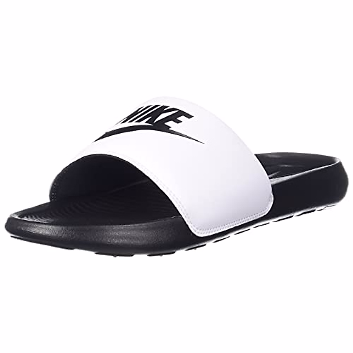 Nike Men's Victori One Slide Mix White/Black-Black (DD0234 100) - 9