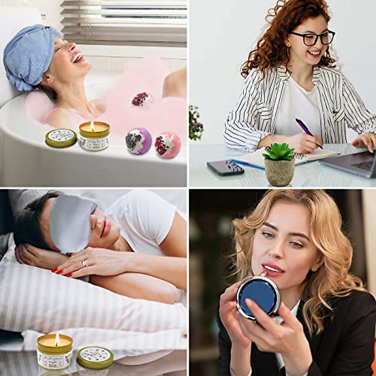 Get Well Soon Gifts for Women, 13 Pcs Care Package Gift Self Care Basket After Surgery Recovery, Encouragement Gift Thinking of You Feel Better Warm Gifts Box with Blanket Coffee Tumbler for Women