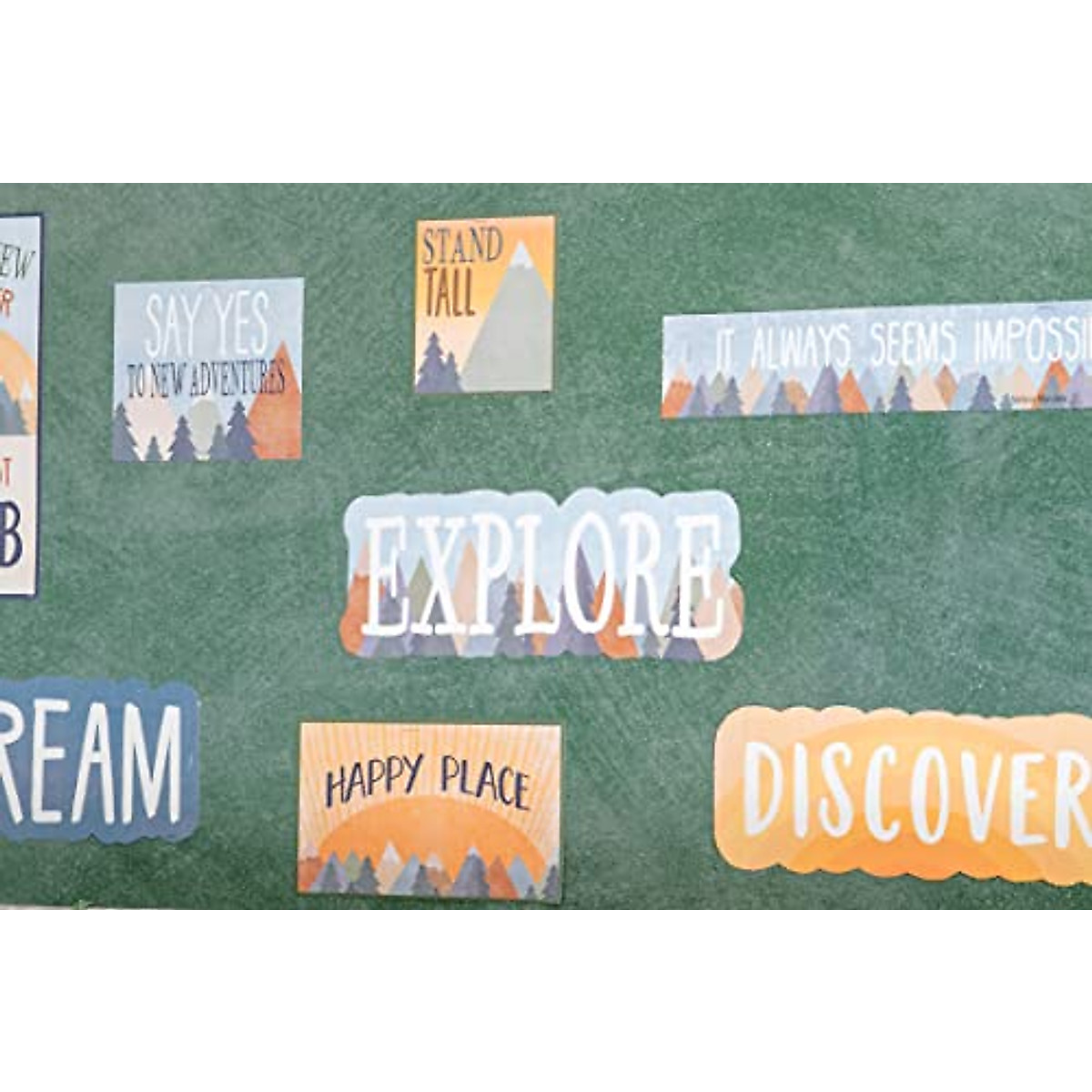 Teacher Created Resources Moving Mountains Let The Adventure Begin Mini Bulletin Board