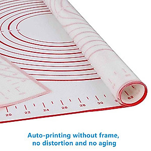 Rolling Pin - Dough Roller Wood Rolling Pin for Baking, 16 Inch by 1-3/8 Inch, Professional Rolling Pins for Baking Pizza, Clay, Pasta, Cookies, Dumpling (Pastry Mat)