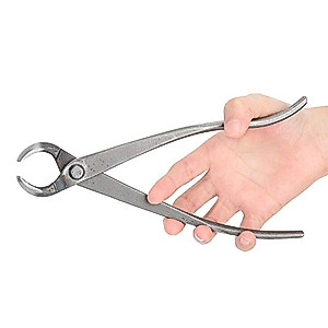 Hand Forged Bonsai Concave Branch Cutter,Branch Cutter Multifunction Carbon Steel Garden Branch Cutter Long Handle Scissor Bonsai Pruning Shear Tool