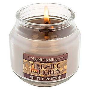 Squire Boone's Wooden Wick Fireside Scented Soy Candle (11.5 oz., Split Firewood)