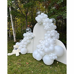 Bobo Balloons Kit Tcwlyfc 50Pcs - Balloon Arch Kit, Clear Balloons Decor For Birthdays, Weddings, Baby Showers, Durable TPU - Party Decorations, Bulk Balloons, Bobo Balloons Set (8/11/18/20/24-Inch)