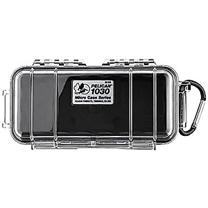 Pelican 1030 Micro Case (Black/Clear)