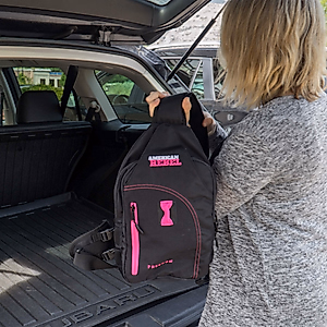 Concealed Backpack Holster for Men and Women, American Rebel Small Freedom Concealed Carry Backpack - Black/Grey