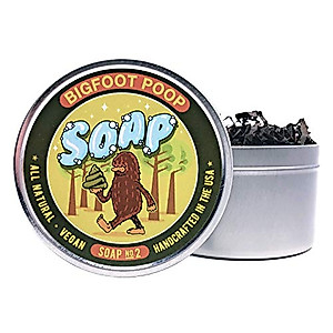 Big Foot Bigfoot Sasquatch Yeti Poop Soap Woodsy Pine Scent Gift Vegan