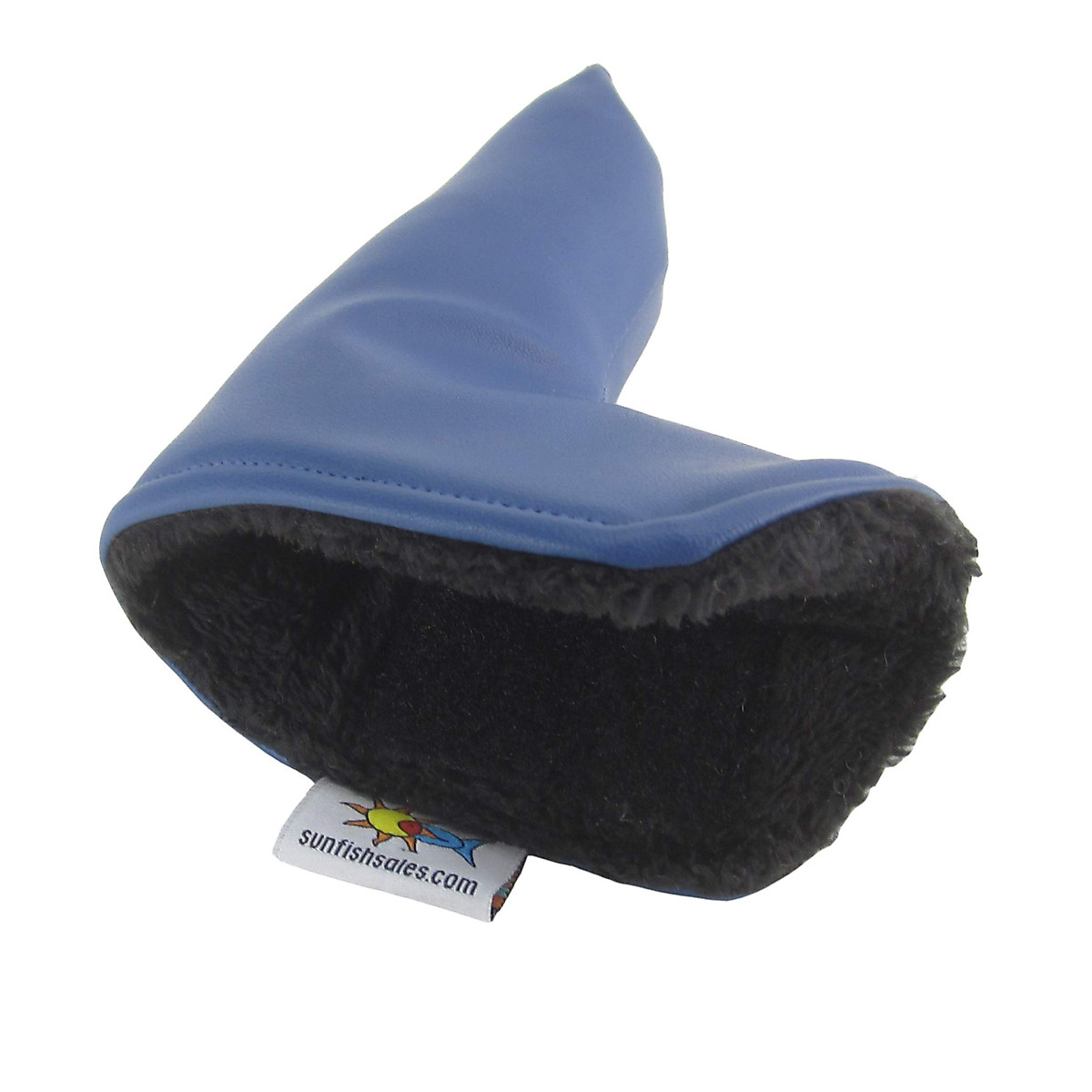 Sunfish Leather Golf Blade Putter Headcover Blue