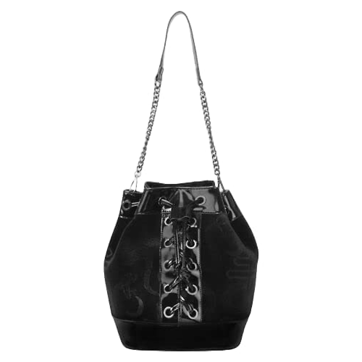 Killstar Oherworld Drawstring Bag Goth Corset Detail Goth Punk Grunge