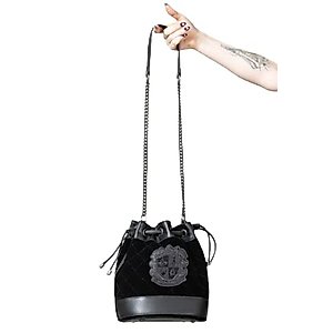 Killstar Ghost Club Handbag Drawstring Dark Academia Goth Punk Grunge
