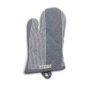 Sur La Table Striped Oven Mitt, Blue