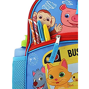Cocomelon Boys Girls 14 inch School Backpack (Blue, One Size)