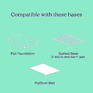 Signature Sleep Italian Made Memoir 8" Charcoal Memory Foam Mattress, Medium-Firm Support, Bed-in-a-Box, Queen