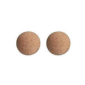Wine Cork Ball,2.4inch Wooden Cork Ball Stopper Wine Decanter Top Accessories Carafe Bottle Replacement Wine Stoppers(size:2pcs)