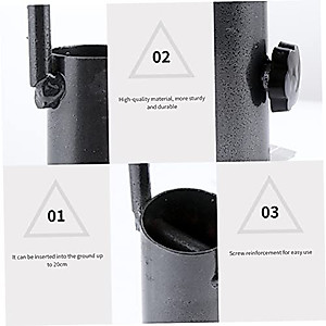 GANAZONO 4pcs Parasol Insert Beach Anchor Patio Umbrella Anchor Beach Umbrella Base Beach Umbrella Stand Car Umbrella Sombrillas para Patio Exterior Anchor Stake for Umbrella Parasol Holder