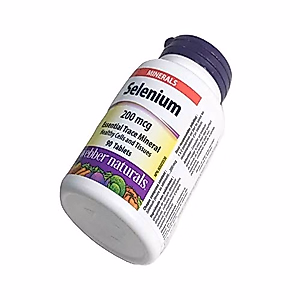 2 Bottles x Webber naturals Selenium, 90 Tablets
