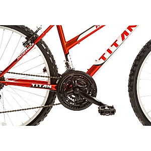 Titan Pathfinder Ladies 18-Speed All Terrain Mountain Bike with Front Shock Suspension