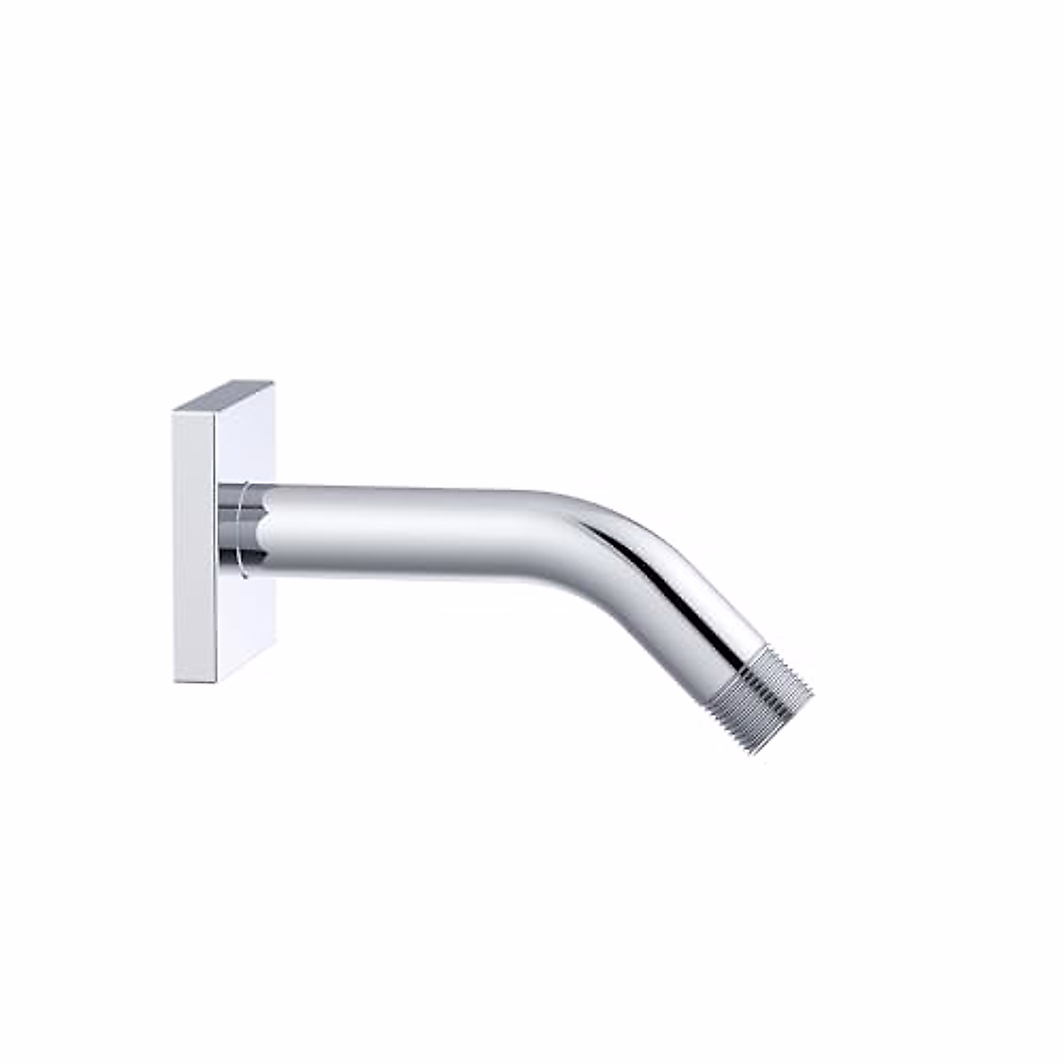 Gerber Metal Showerarm with Square Escutcheon - Transitional style, Chrome, D481436