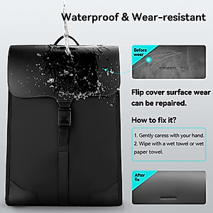 Business Backpack for Men, 15.6 Inch Waterproof Laptop Backpack with High Tech Magnetic Snap, Fashion Casual Daypack Ideal for Working, Commuting, College, Daily