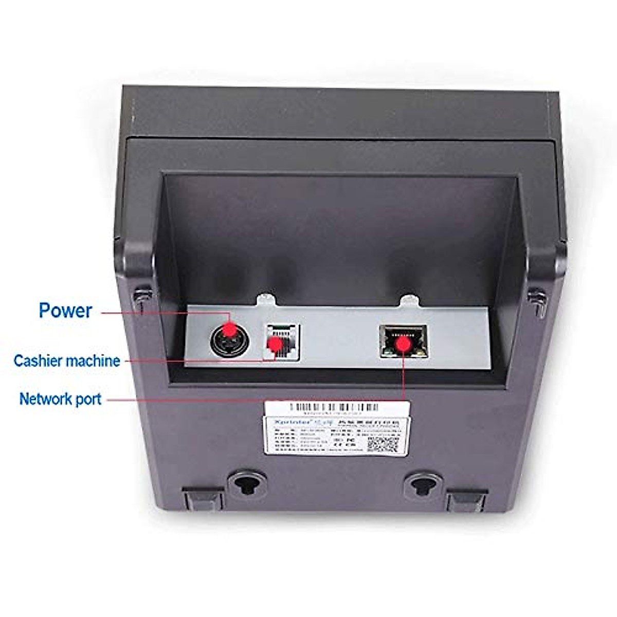 LIUYUNQI N160II Takeaway Network Kitchen Catering Cashier Machine Thermal Receipt Printer Automatic Paper Cutting Knife 80mm