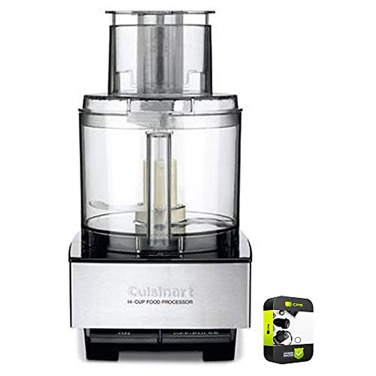 Cuisinart 14-Cup Large Food Processor with 720 Watt Motor in Stainless Steel (DFP-14BCNY) with 1 YR CPS Enhanced Protection Pack