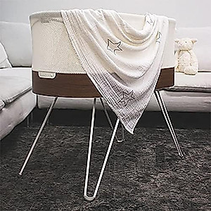 Happiest Baby Swaddle Blanket - Muslin Receiving Blanket for Boys & Girls Made with 100% Organic Cotton - Stripes