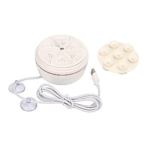 Hztyyier Portable Washing Machine, USB Powered Portable Ultrasonic Turbine Washer for Home, Business, Travel, College Room