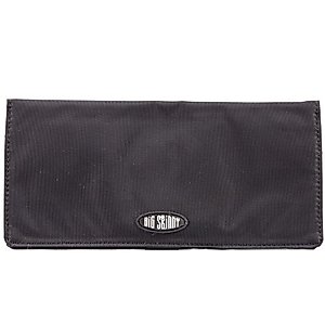 Big Skinny Women's Executive Bi-Fold Checkbook Slim Wallet, Holds Up to 40 Cards, Lightweight, Black