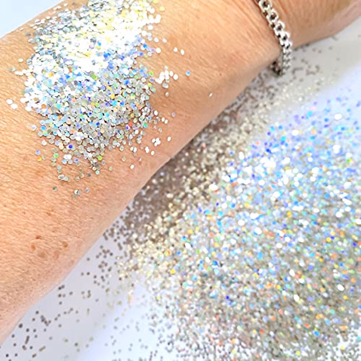 EcoGlimmer "DiscoBall Chunky" Cosmetic Biodegradable Eco Glitter - Plant-Based, Eco-Friendly Glitter Blend for Face, Body, Hair, Nails, and DIY Crafts - 15 Grams (1/2 Ounce)
