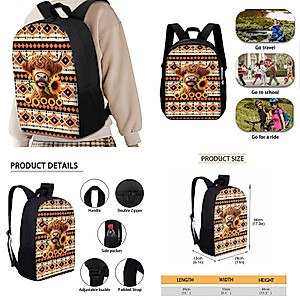 GLENLCWE Pink Leopard Print Stylish Girls Backpack School Daypack with Lunch Box Pencil Case Lightweight for School Travel Picnic