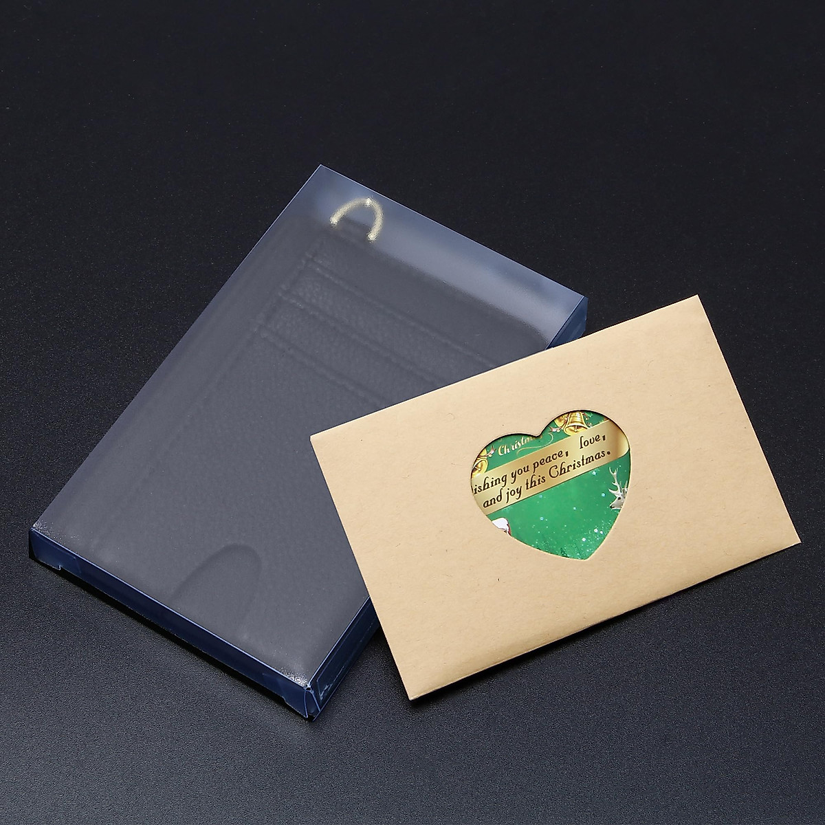 GEEAD Slim Minimalist Front Pocket RFID Blocking Card Holder Wallets for Men & Women