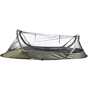 Bivy Tent Sleeping Net System for Outdoors, Camping, Home and Mesh Protection (OD Green)