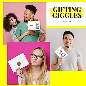 GIFTING GIGGLES Funny Wedding Card for couple | Newly Weds | Marriage Card for Couple | Wedding Day Congrats Gift | Congratulations Card | Premium Quality with Envelope and Seal